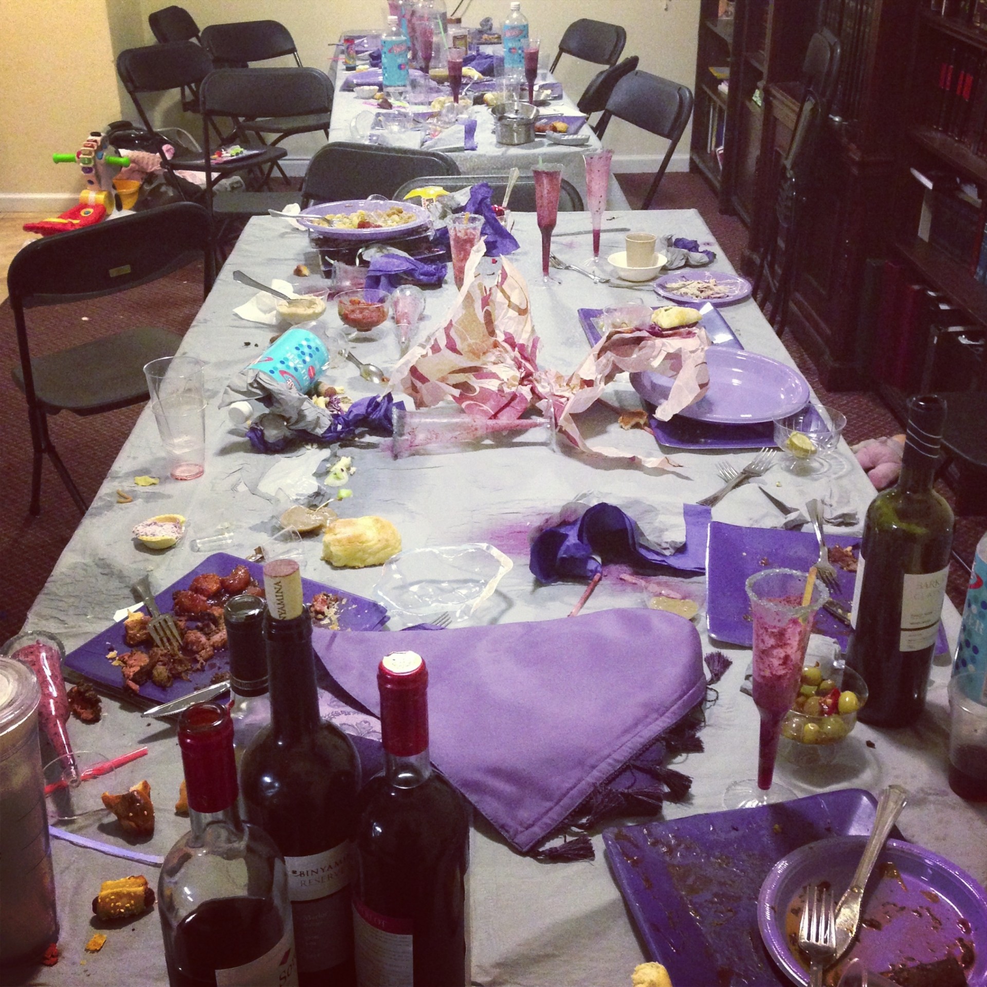 Purple and Silver Themed Party {Purim 2013} - Overtime Cook