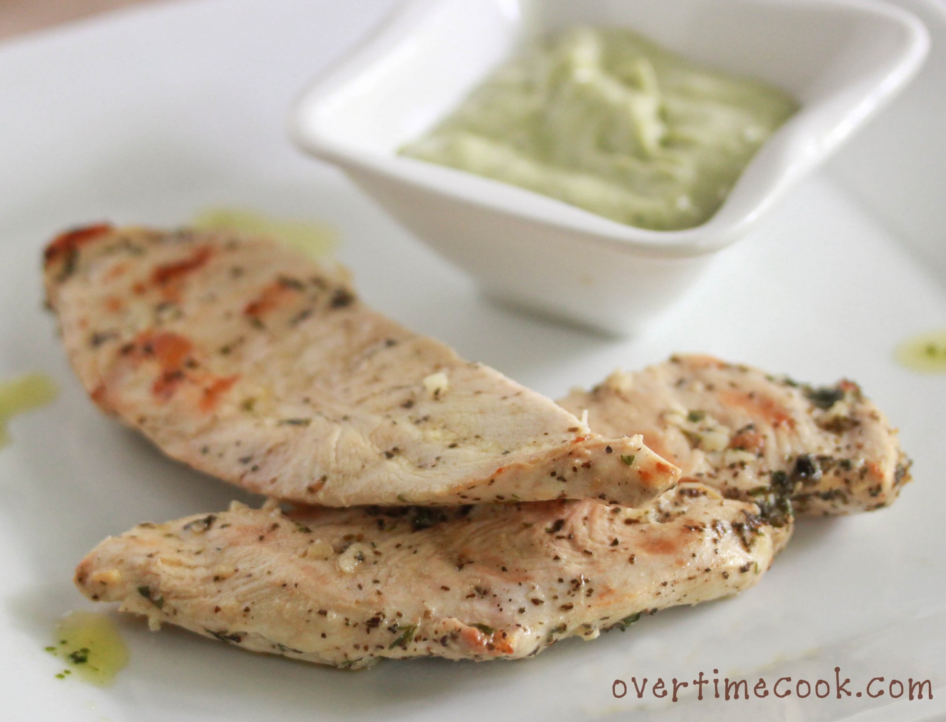Herb Marinated Grilled Chicken - Overtime Cook