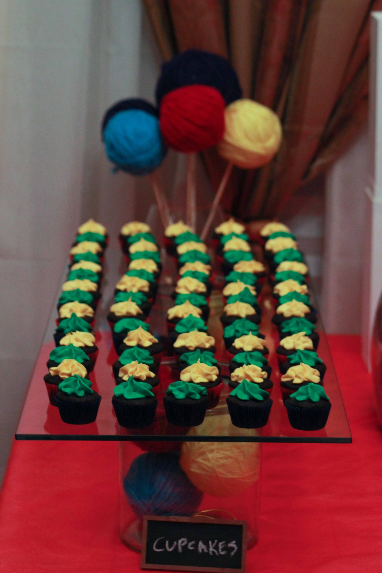 Primary Colored Dessert Table for Charity Event - Overtime Cook