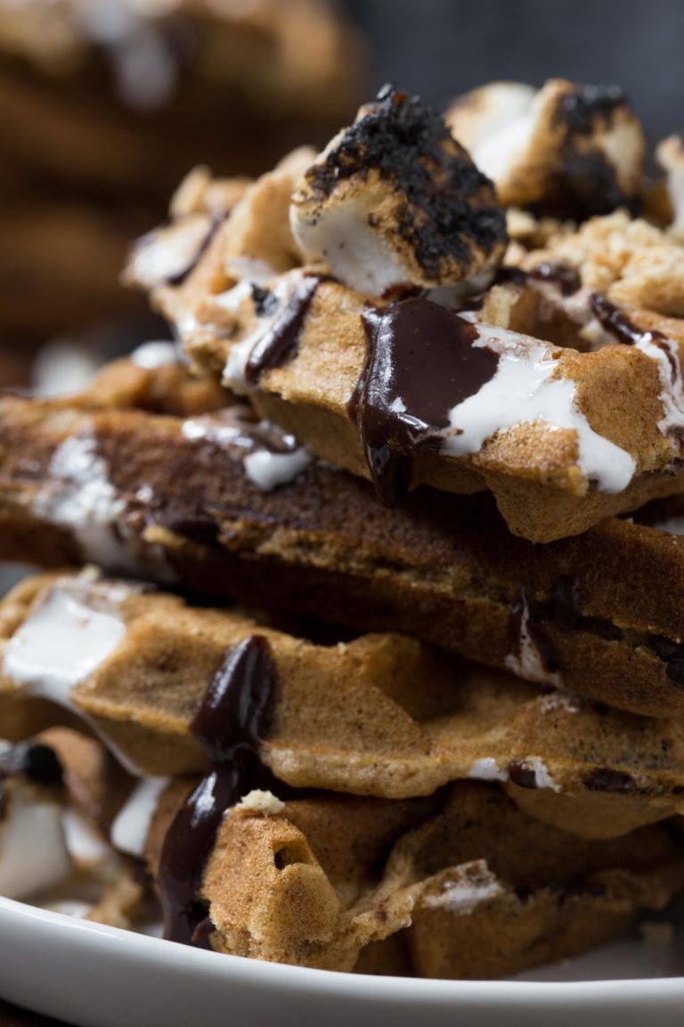 S'mores Waffles {Guest Post} - Overtime Cook