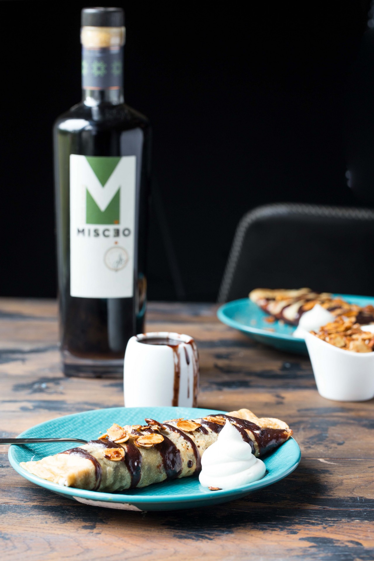 Coffee Maple Crepes with Almond Crunch - Overtime Cook