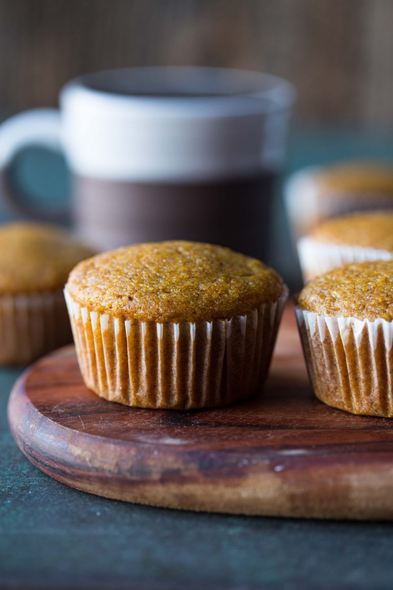 Pumpkin Corn Muffins - Overtime Cook