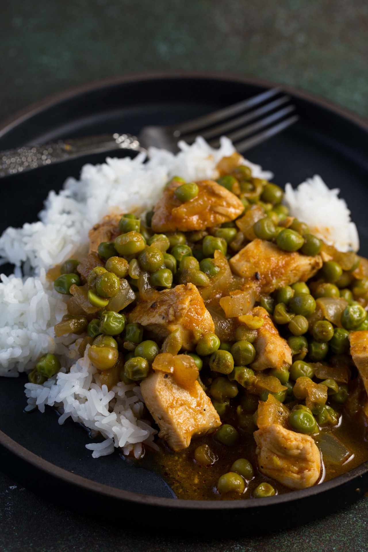 Quick and Easy Chicken and Pea Stew - Overtime Cook