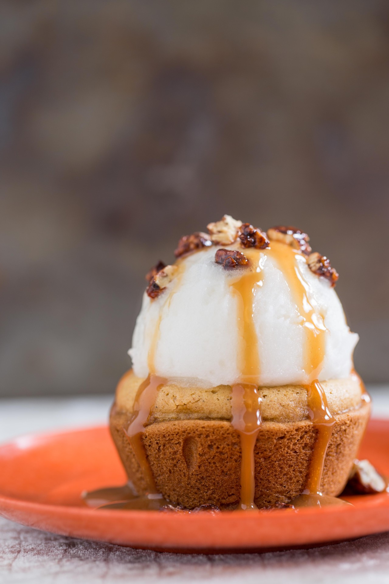 Lemon Ginger Sorbet Sundae - Overtime Cook