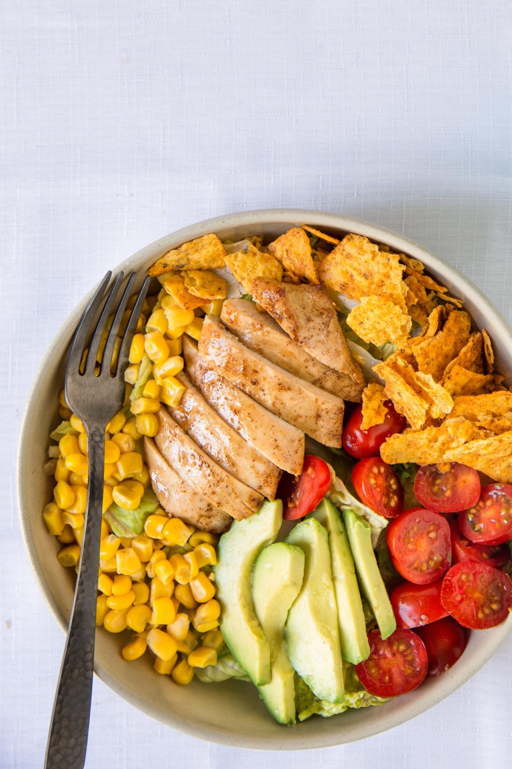 Grilled Chicken Taco Salad - Overtime Cook