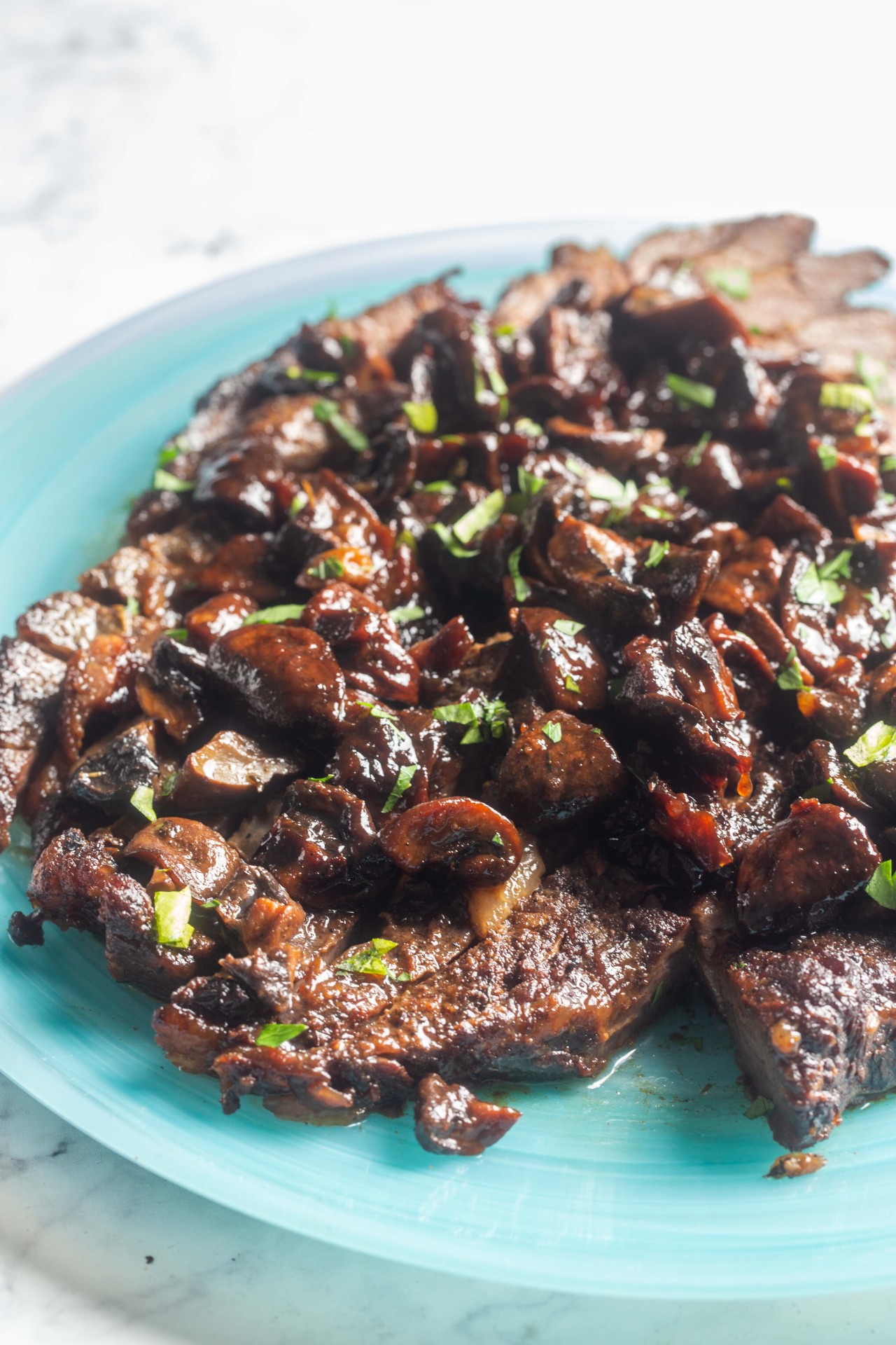 Mushroom Braised Brisket - Overtime Cook